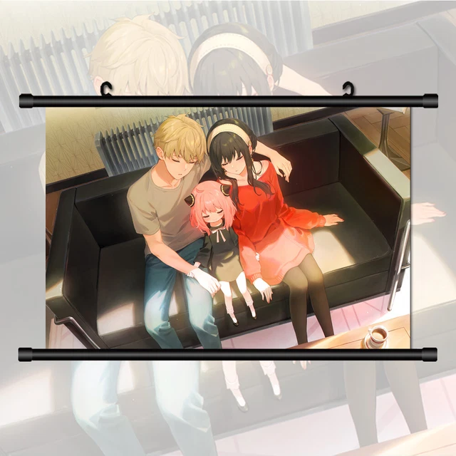 SPY×FAMILY LOID ANYA Yor Forger Banner Wall Poster Scroll Home Decor ...