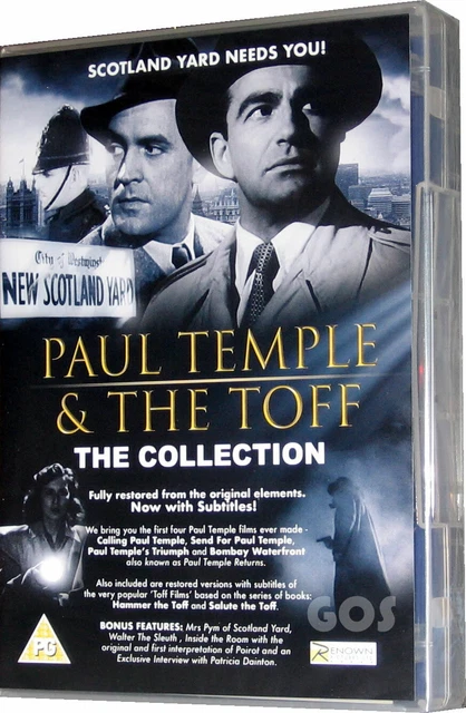 THE COMPLETE PAUL Temple Collection & The Toff Films & Mrs Pym Of ...