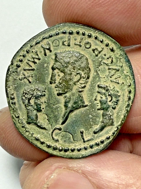 TIBERIUS PROVINCIAL ROMAN Bronze Coin Modern 14AD-37AD 11.5gr 29mm £0. ...