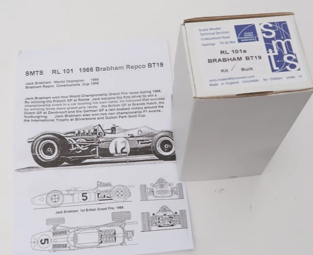 STMS RL101A BRABHAM BT19 1:43 Modell-Bausatz EUR 19,99 - PicClick DE