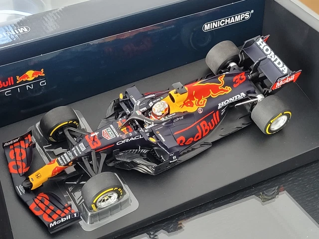 1:18 RED BULL Honda RB 16B Max Verstappen Winner Mexican GP Minichamps ...