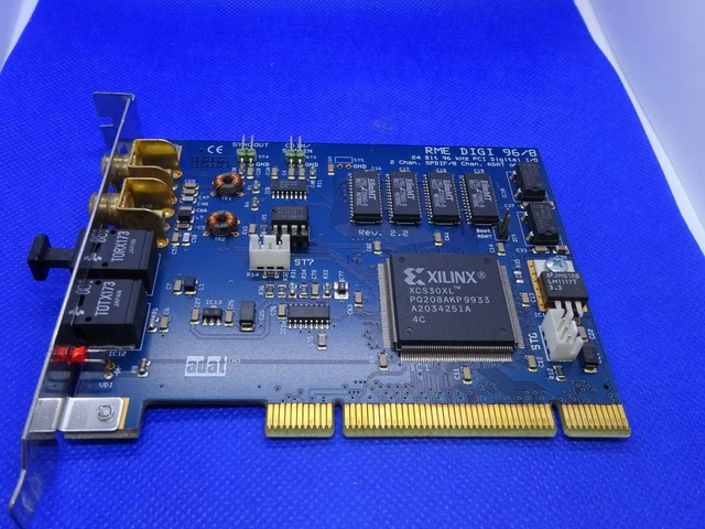 RME DIGI 96/8 24 BIT 96 kHz 2 CHAN. SPDIF/8 CHAN. ADAT PCI SOUND CARD ...