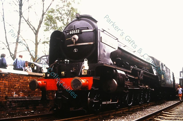 RAILWAY SLIDE TRAIN Slide 35mm Locomotive No 60532 Blue Peter (BQ 11b ...