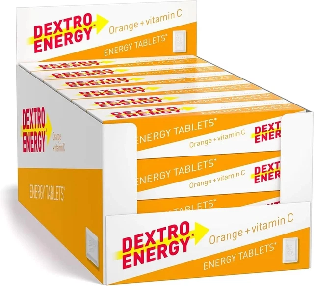 DEXTRO ENERGY DEXTROSE Glucose Fast Acting Orange Tablets 47g-Pack Of ...