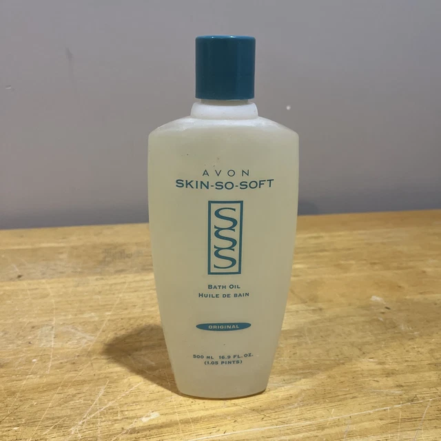 VINTAGE ORIGINAL FORMULA Avon SSS Skin So Soft Bath Oil 16.9 oz NEW £27 ...