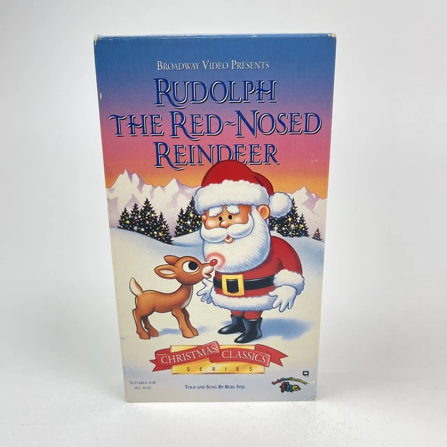 RUDOLPH THE RED Nosed Reindeer VHS Christmas Classics Series 1993 ...