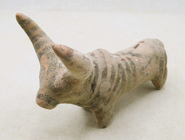 A153 ANCIENT INDUS Valley Terracotta Harappan Bull Figurine. Circa 2200 ...