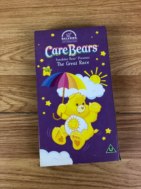 CARE BEARS FUNSHINE Bear Presents The Great Race VHS Tape £24.99 ...