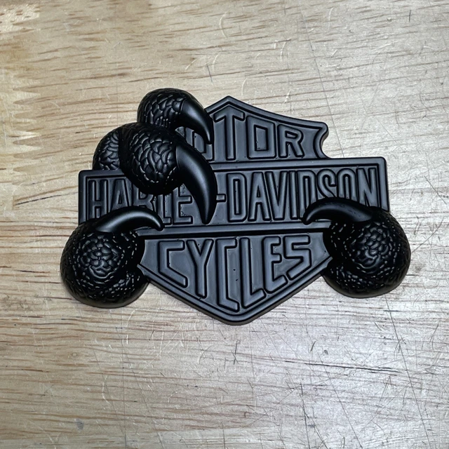 HARLEY DAVIDSON 3D Eagle Claw Emblème Métal Noir Autocollant ...