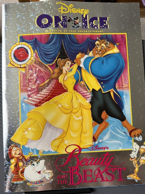 VINTAGE 2000 WALT Disney’s World On Ice Beauty And The Beast Program ...