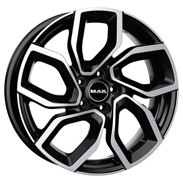 ALLOY WHEEL MAK Apollo For Volkswagen Maggiolino 6X15 5X112 Black ...