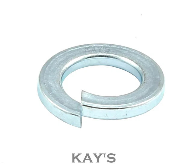 SPRING WASHERS ZINC Plated Rectangular Coil Lock M4 M5 M6 M8 M10 M12 M14 M16 M20 £0.99 - PicClick UK