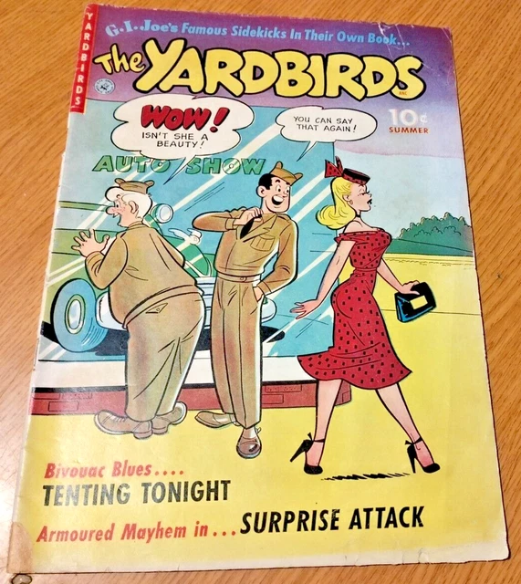 THE YARDBIRSS # 1 -TENTING TONIGHT-APPROVED COMICS-1952-Dan Decarlo ...