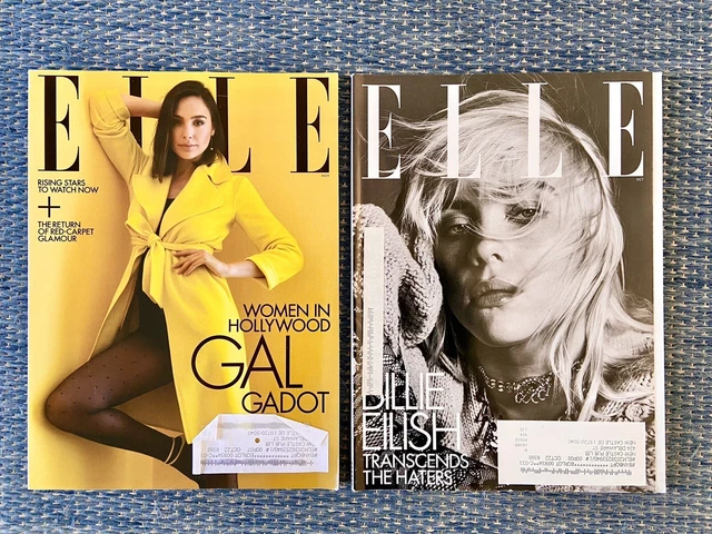 ELLE MAGAZINE - Oct 2021 - Billie Eilish / Nov 2021 Gal Gadol £3.92 ...