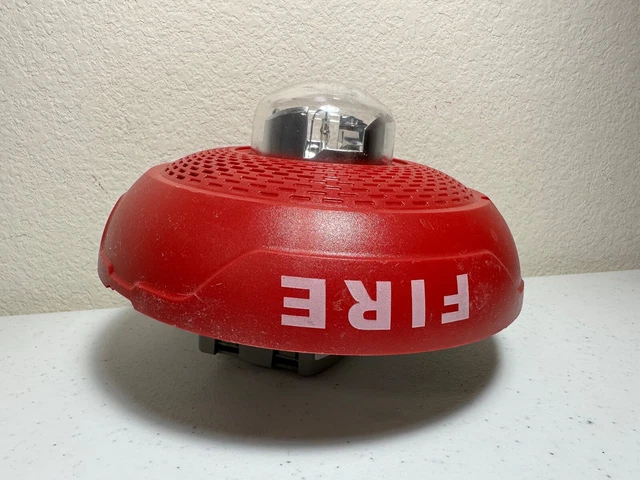 System Sensor Spscrl Fire Alarm Speaker Strobe Ceiling Red £47 16