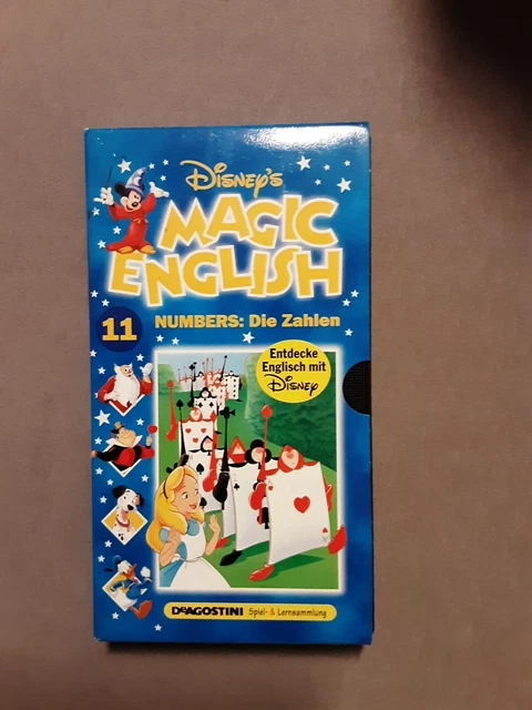 MAGIC ENGLISH 11 Numbers Die Zahlen Disney VHS Kassette Englisch Lernen ...