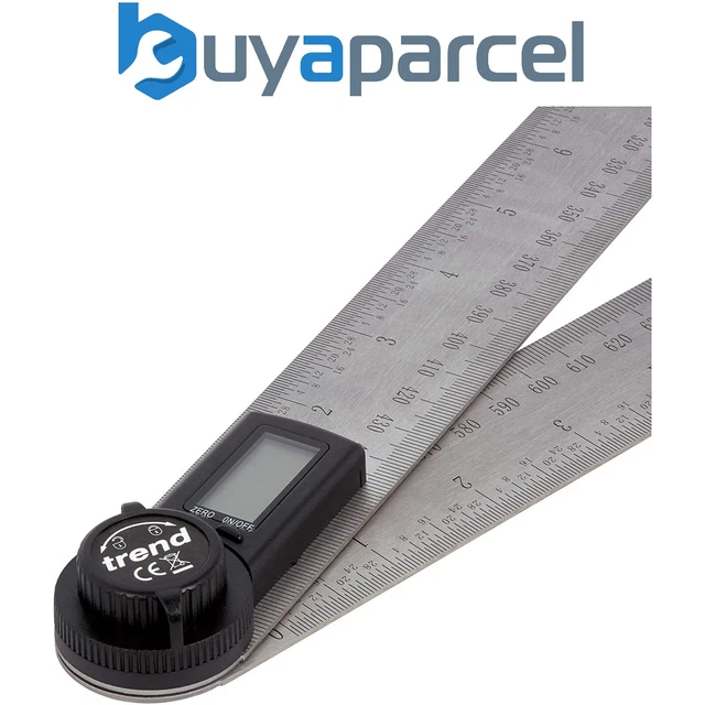 TREND DAR/500 DIGITAL Angle Rule Mitre Bevel Marking Tool 500mm 19.3/4 ...