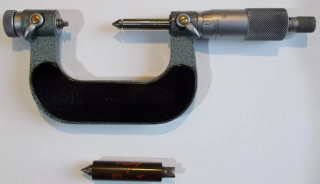 SCREW THREAD PITCH Micrometer, Mitutoyo 1-2 Inch, No. 126-138 EUR 119 ...