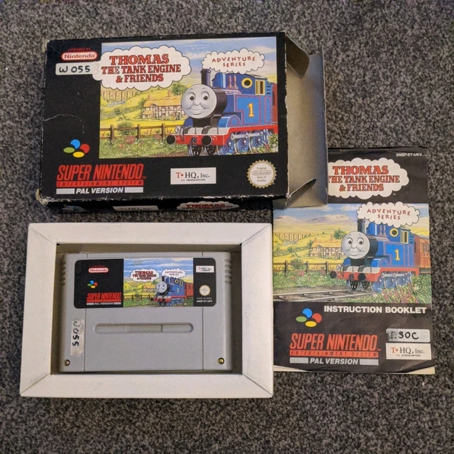 RARE THOMAS THE Tank Engine & Friends SNES Boxed Complete with ...