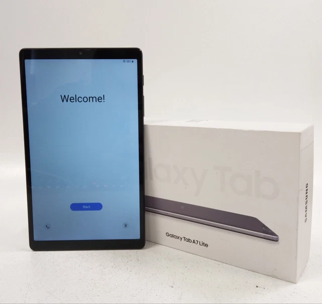 SAMSUNG GALAXY TAB A7 Lite SM-T225 In Grey 32GB With Original Box ...