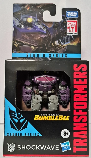 TRANSFORMERS SHOCKWAVE CORE Class Studio Series Takara Mini Action ...