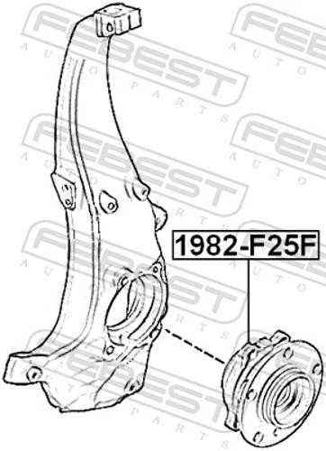 WHEEL HUB 1982-F25F FOR BMW X3/SAV X4/SUV/F26 N47D20C B47D20A N20B20A 2 ...