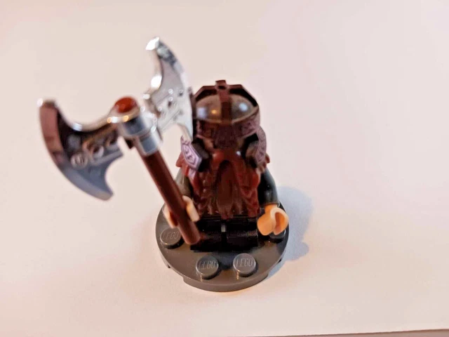 LEGO MINIFIGURE LORD of the Rings Gimli with Axe. £15.00 - PicClick UK