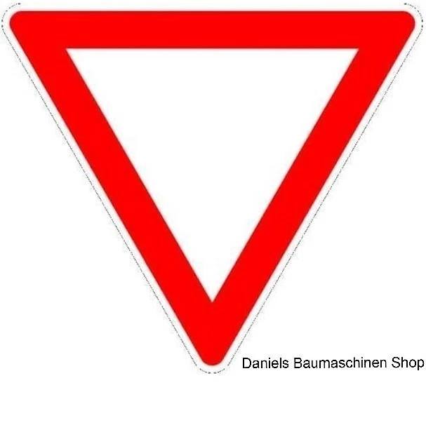 VERKEHRSZEICHEN & VORFAHRT gewähren " Straßenschild Schild StVO SL900 VZ-205-B EUR 34,99 ...