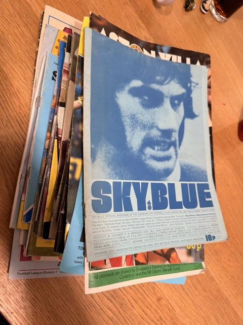 COVENTRY CITY PROGRAMMES Bundle Job Lot Mixed £10.78 - PicClick UK
