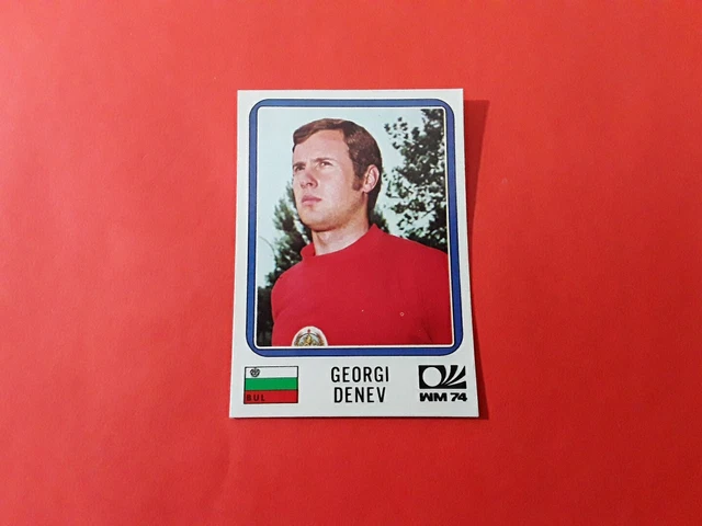 PANINI FOOTBALL ORIGINAL MUNCHEN 74 GEORGI DENEV BULGARIA #265 EUR 6,00 ...
