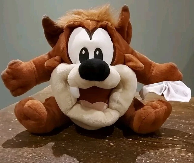 RARE VINTAGE BABY Looney Tunes Baby Taz Tazmanian Devil 9" Plush Soft ...