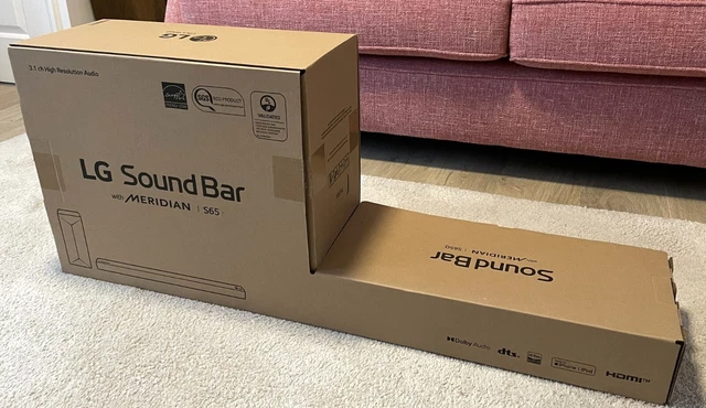 LG SOUND BAR Home Cinema with Meridian S65Q - BRAND NEW in box! £150.00 ...