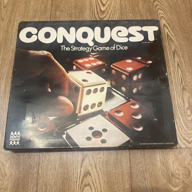 VINTAGE 1975 CONQUEST Game The Strategy Game of Dice Denys Fisher - AKA ...
