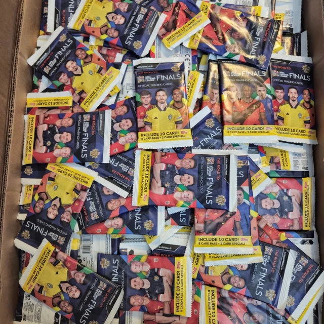 100X TOPPS MATCH Attax 101 UEFA Nations League Finals Booster Packs EUR ...
