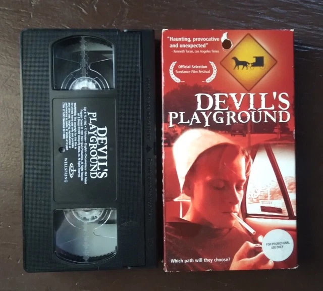 RARE DEVIL'S PLAYGROUND oop VHS tape AMISH documentary PROMO rumspringa ...