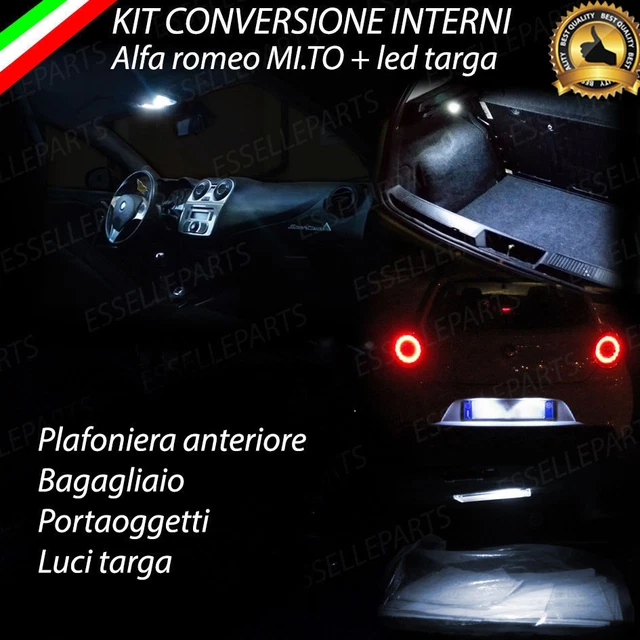 KIT FULL LED Interni Alfa Romeo Mito + Led Targa Canbus Luce Bianca No Error EUR 21,90 - PicClick FR
