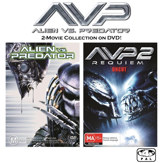 ALIEN VS PREDATOR | 2-Movie Collection (DVD 2-Disc) PAL Region 4 ...