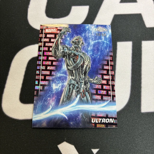 2025 TOPPS MARVEL Chrome Studios Ultron Red And Black Marvel Lava ...