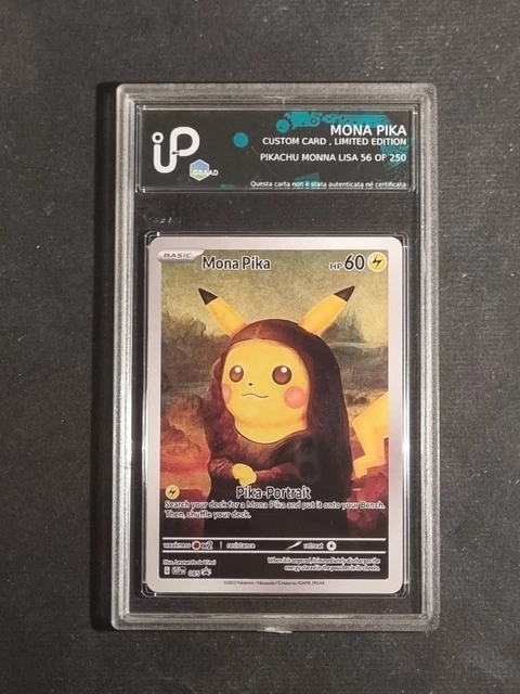 POKEMON - MONA Pika - Graded Card - Pikachu -No Psa Bgs - Limited 56/ ...