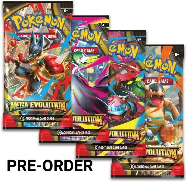 POKÉMON TCG MEGA Evolution Booster Packs PRE-ORDER £12.92 - PicClick UK