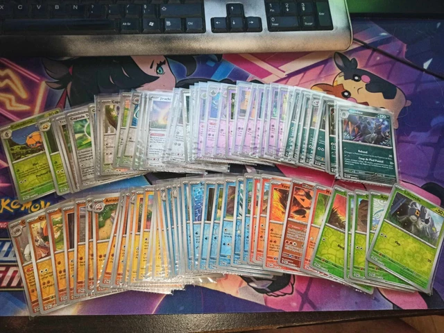 LOT DE 80 Cartes Pokemon Reverse Sans double faille paradoxe EV4 EUR 26 ...