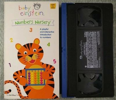 DISNEY’S BABY EINSTEIN Numbers Nursery (VHS 2003 Tape) VTG Infant ...