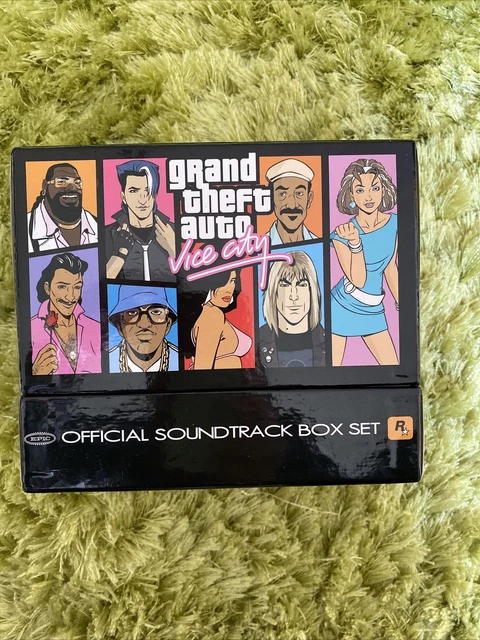 GRAND THEFT AUTO GTA Vice City Official Soundtrack CD Box Set MINT £120 ...