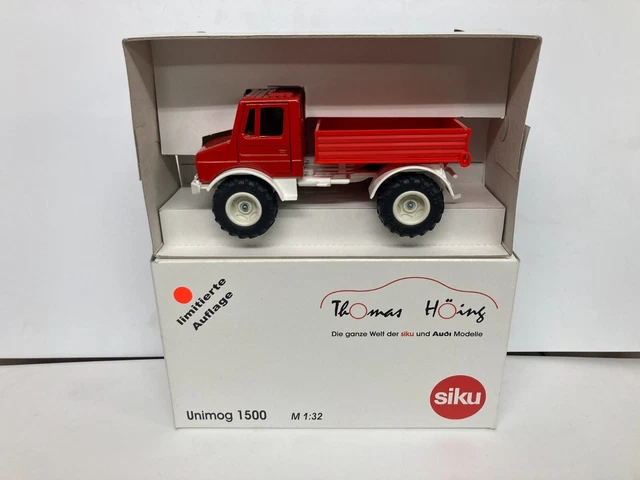 SIKU THOMAS HOING Mercedes Unimog 1500 agricultural truck, 1/32 limited ...