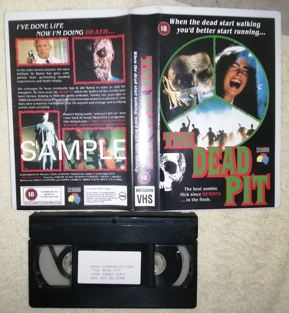 THE DEAD PIT VHS Horror Big Box Ex Rental Video Time coded Sample £40. ...