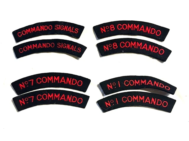 BRITISH WW2 COMMANDO Shoulder patches SET OF 4 Pairs £29.99 - PicClick UK