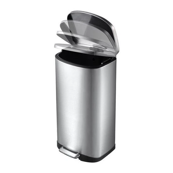 EKO DELLA STEP Bin 50L, Metall, Matt S/S, 41,6 x 37,6 x 69,2 cm EUR 96 ...