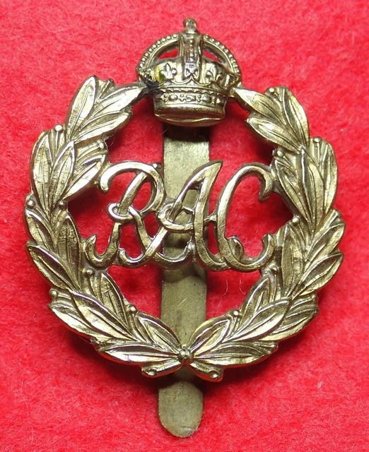 ROYAL ARMORED CORPS Original Brass Cap Badge with Slider WW 2 KC EUR 19 ...