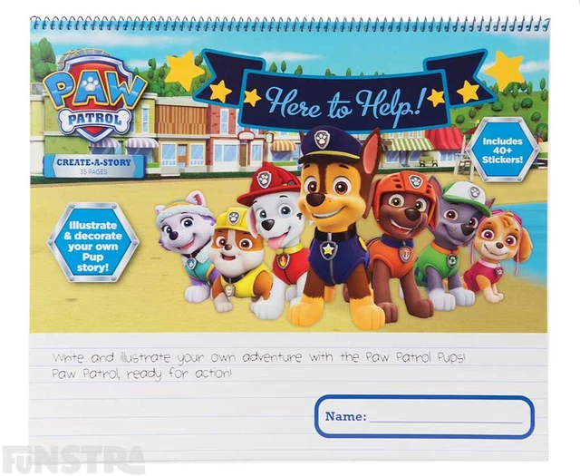 PAW PATROL CREATE a Story Book with Stickers | PAW Patrol Toys PAW ...