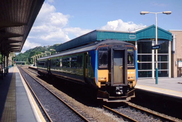 S250. CLASS 156 Super Sprinter DMU - 156407 - Orig 35mm railway slide ...